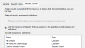 SOLVED - Security Scope "All instances of the objects that are related ...